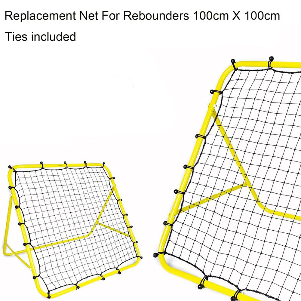 Soccer Bounce Back Net with 20 Elastic Ropes Kickback Football Practice ...