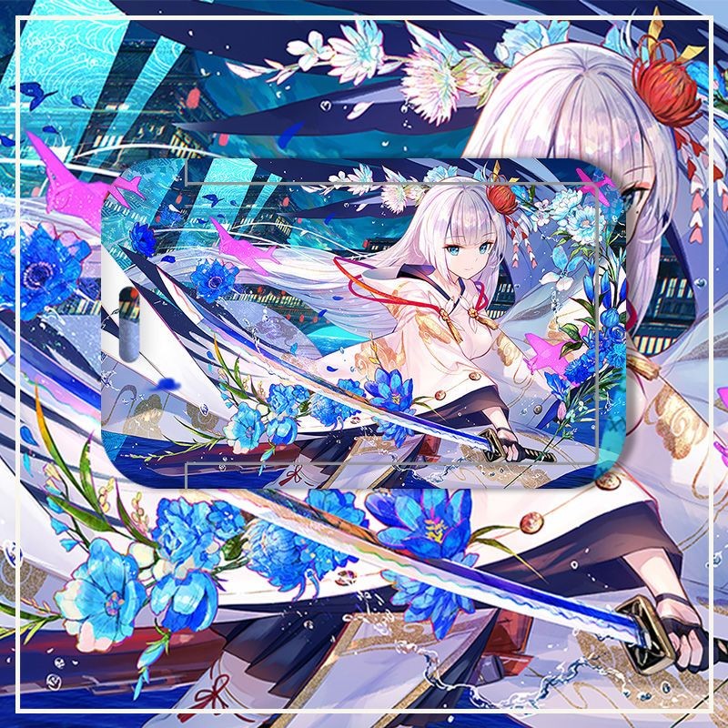 Azur Lane DIY Student Card Set Campus Card Bus Card Holder Personal ID ...