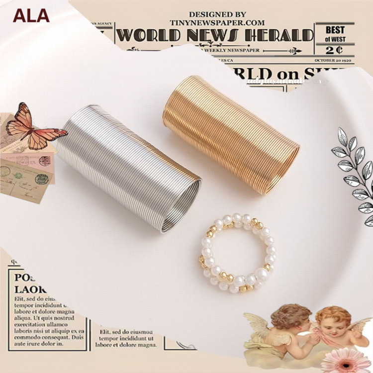 ️ALA Jewelry DIY accessories material ️【Wire】Golden White Gold Color ...
