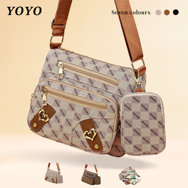 YOYO Multi-pocket bag, fashionable and versatile, casual travel ...