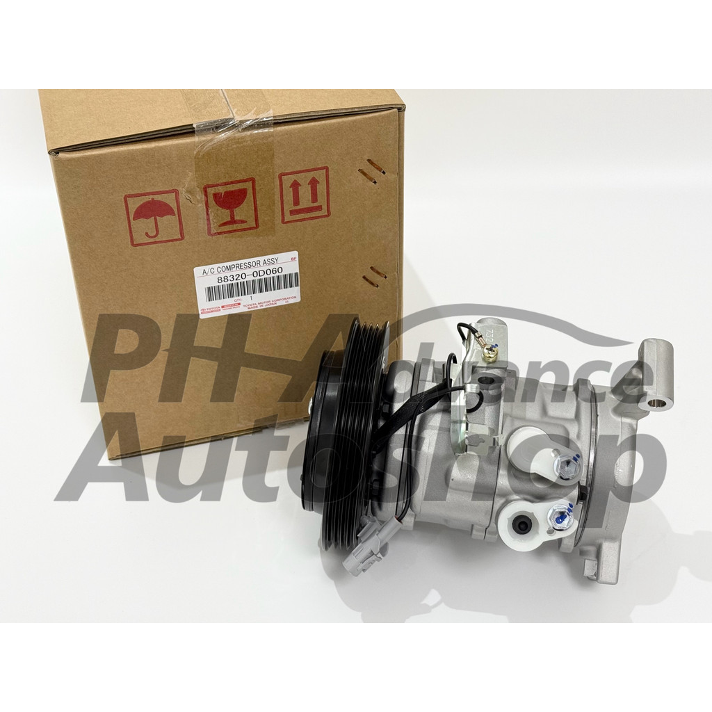 Aircon Compressor Toyota Vios Assembly 2014-2016 4PK Single Vvti 88320 ...