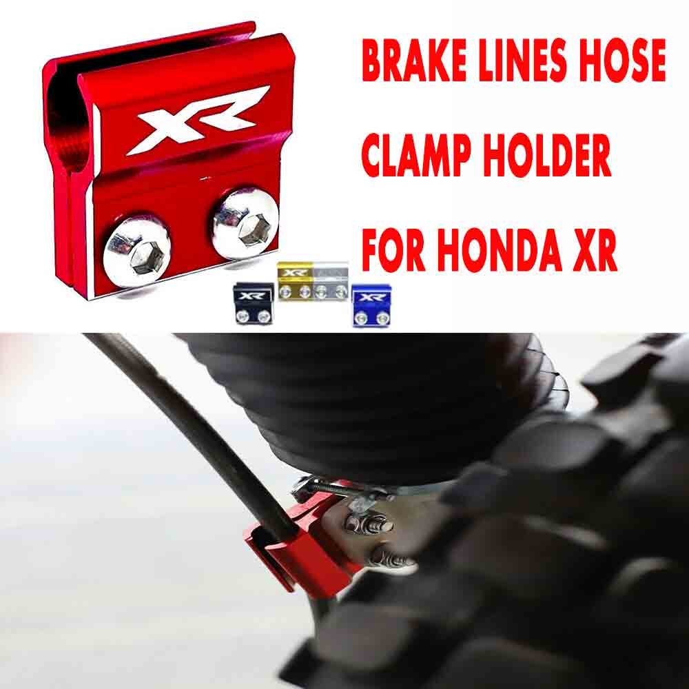 XR logo Front Brake Lines Wire Hose Clamping Lines For HONDA XR125L ...