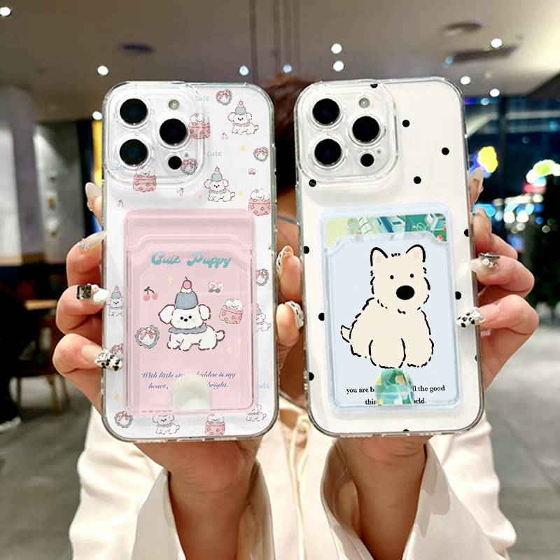 Samsung Galaxy A56 A36 A26 A16 A06 A15 A25 A35 A55 A14 A24 A34 A54 4G 5G Cute Puppy Card Slot ...
