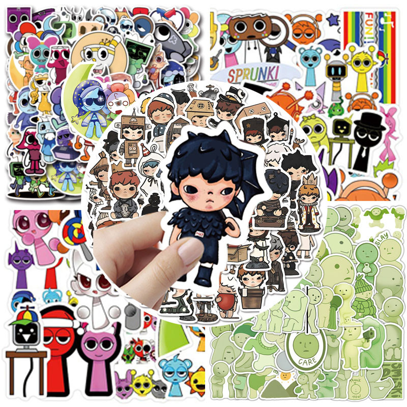 2025 DIY Stickers SMISKI Waterproof Sticker Hirono Smiski Sonny Angel ...