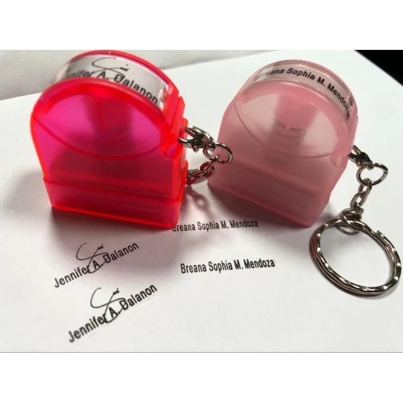 (25 Letters Per line) Custom Name Ink Stamp Signature Personalized ...