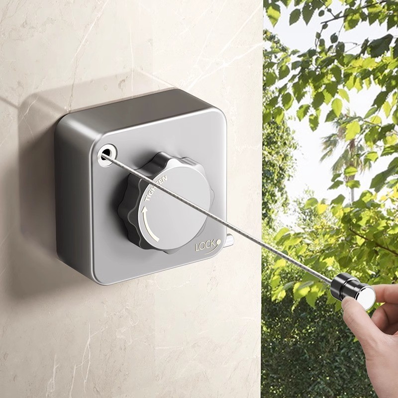 Invisible Clothesline Balcony Retractable Clothes Drying Magic Indoor ...