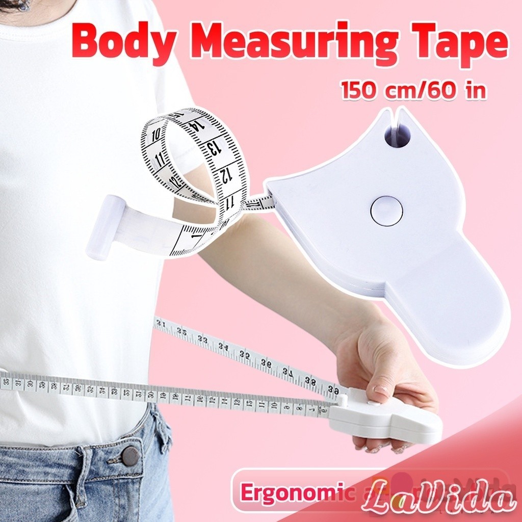 Self-tightening Body Measuring Tape Ruler Sewing Tailor Dressmaking ...
