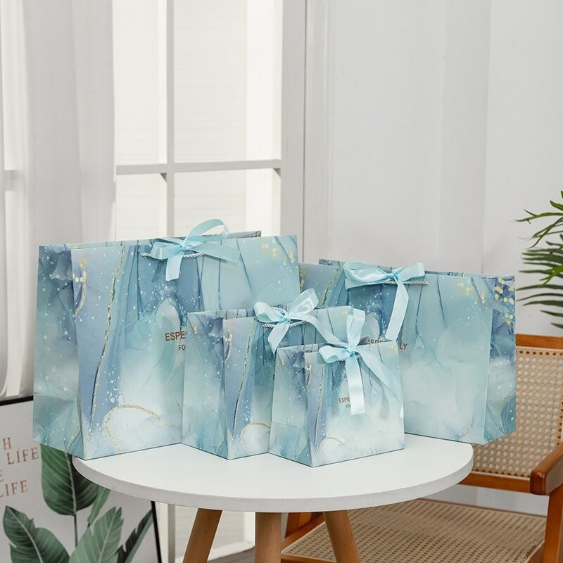Paper Bag Fancy Pattern for Business Heavy Duty Paper Bag for Gift ...