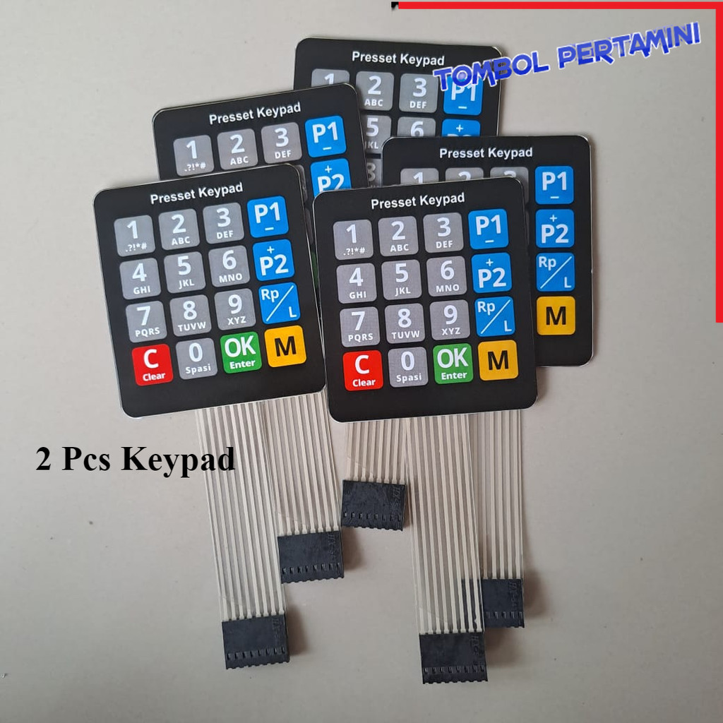 MESIN TOMBOL Package of 2 Mini Pom Standard Keypad, Custom Lamination ...