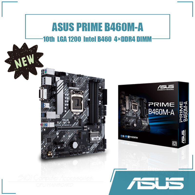 ASUS PRIME B460M-A Motherboard LGA 1200 4xDDR4 DIMM Using Intel B460 ...