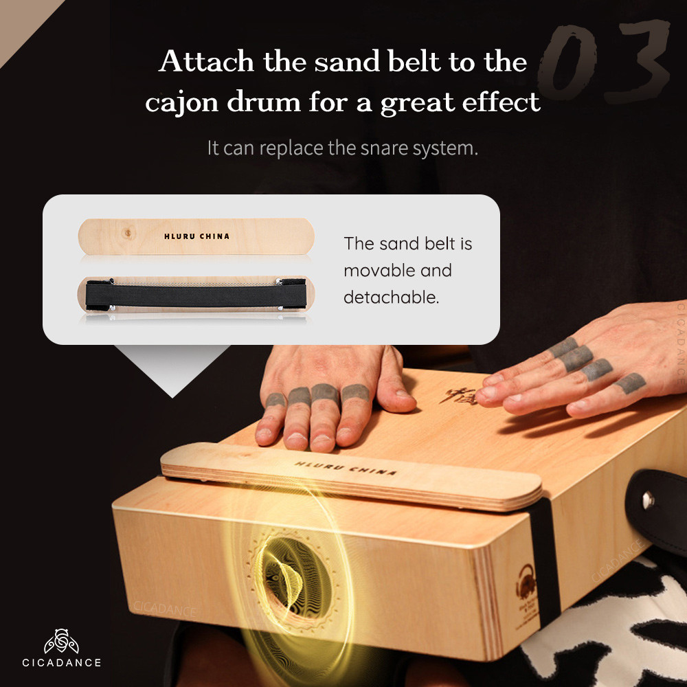 Hluru Cajon 3 Sound Effect 4 Different Pitches Travel Kahon /Travel ...