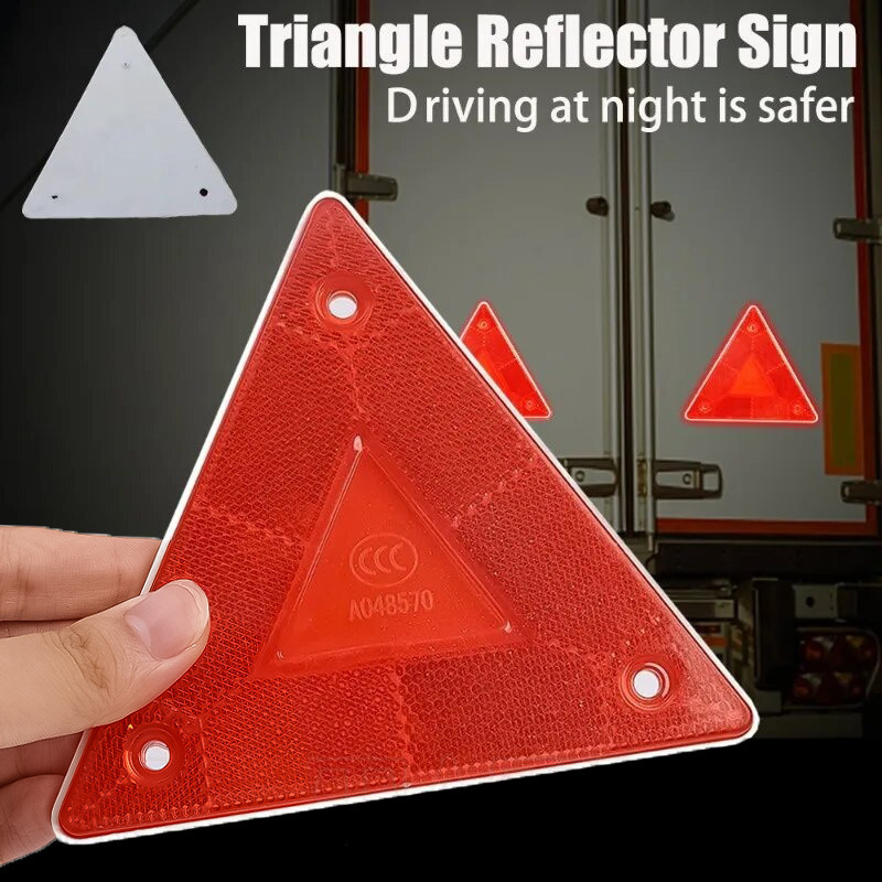 Red Safety Warning Reflective Panels - Super Bright, Waterproof - For ...