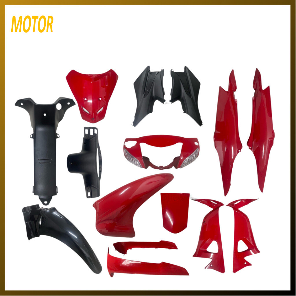 Motorcycle parts set WAVE 100/100R FLAIRINGS 8IN1 AND 12IN1 ALL COLORS ...