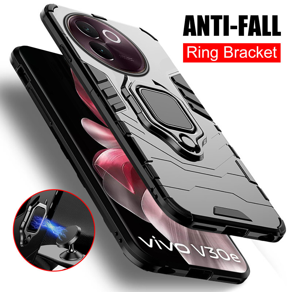 Car Magnetic Holder Cover Case For vivo V30e Stand Shockproof Phone ...