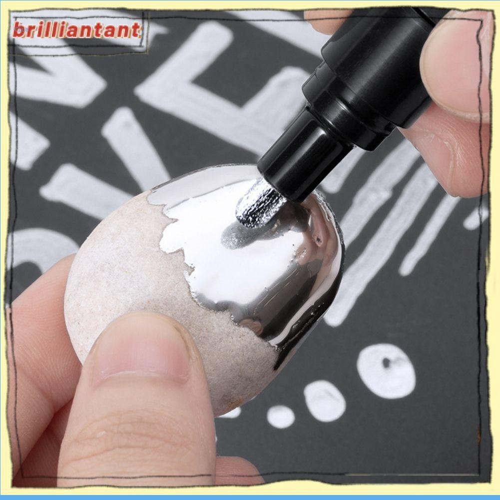 Chua Metallic Liquid Chrome Mirror Marker Pen Gold Silver Copper ...