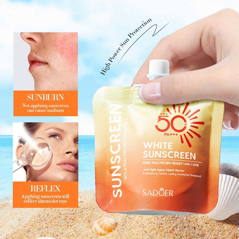 High Power Sunscreen SPF50 PA+++ UV Isolating Non Greasy Sunscreen 30g ...