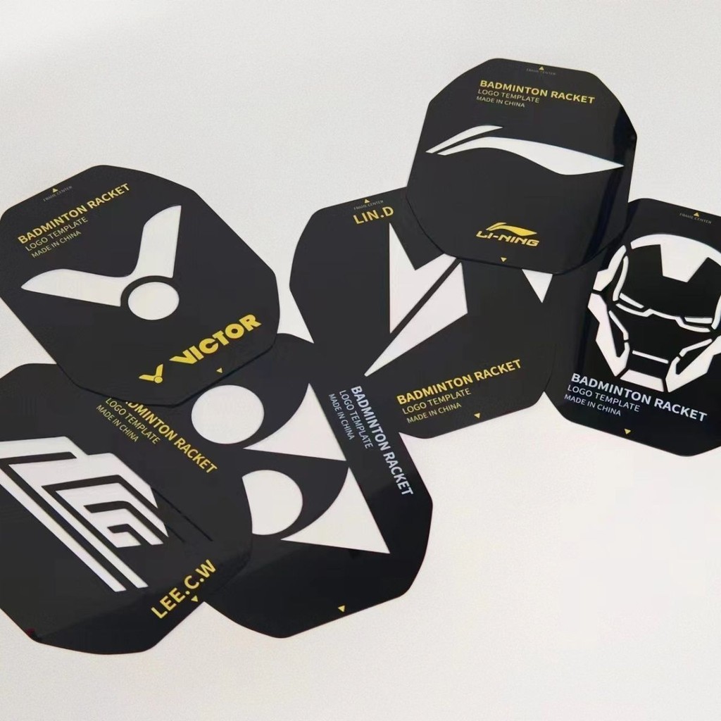 Badminton Racket LOGO Board Rubbing Lindan Li Zongweiji ln yy V Kee ...