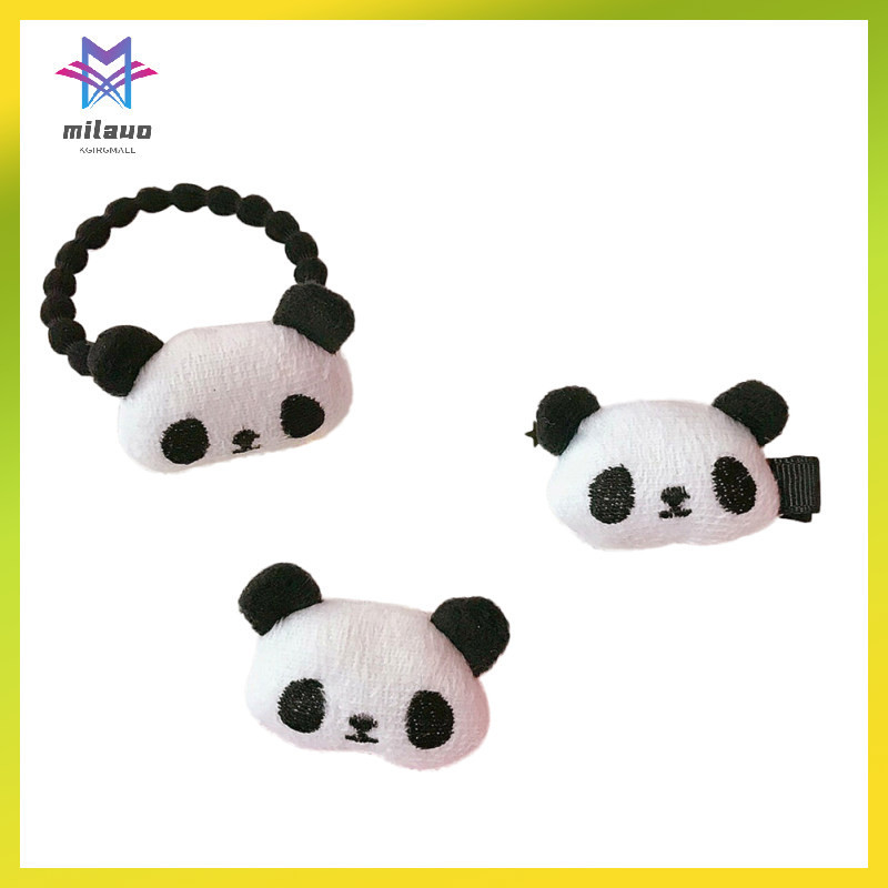 Barrettes for Girls Panda Hair Clips Brooch New Chinese Style 3 Pcs ...