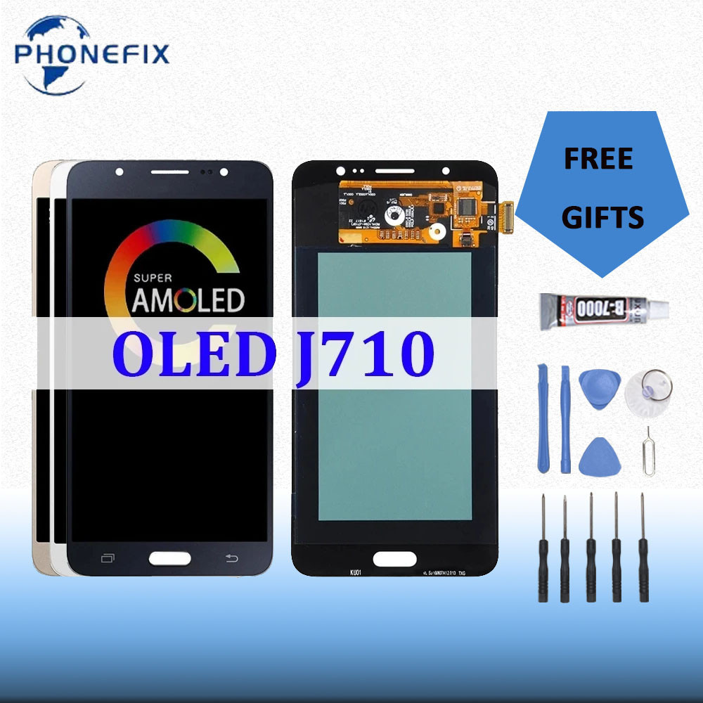 OLED For Samsung Galaxy J7 2016 J710 J710F J710M J710FN LCD Display Touch Screen Digitizer ...