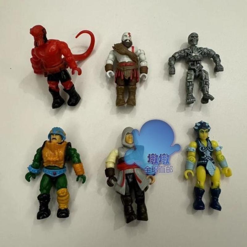 Ins ins MEGABLOKS Mega Megabao God of War Hell Baron Terminator Herman Bulk Minifigure yyds ...