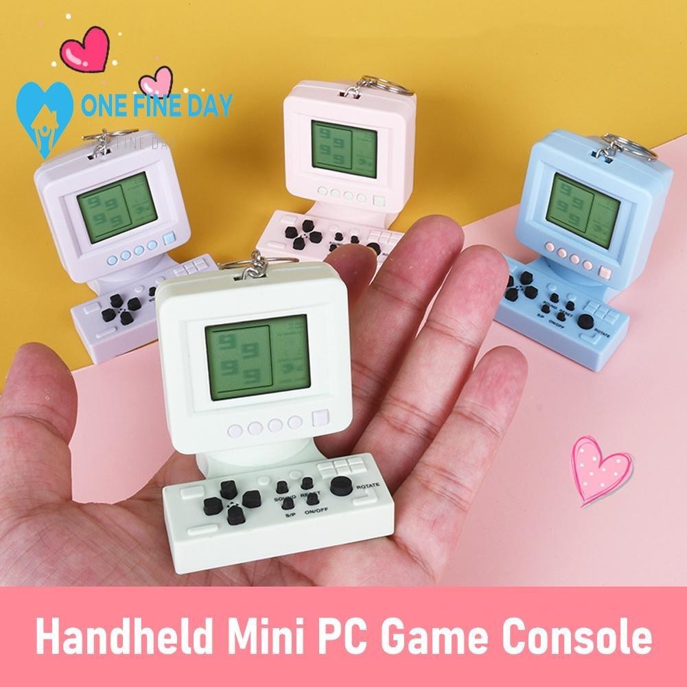 Handheld Mini Tetris Game Machine Keychain For Kids With Retro ...