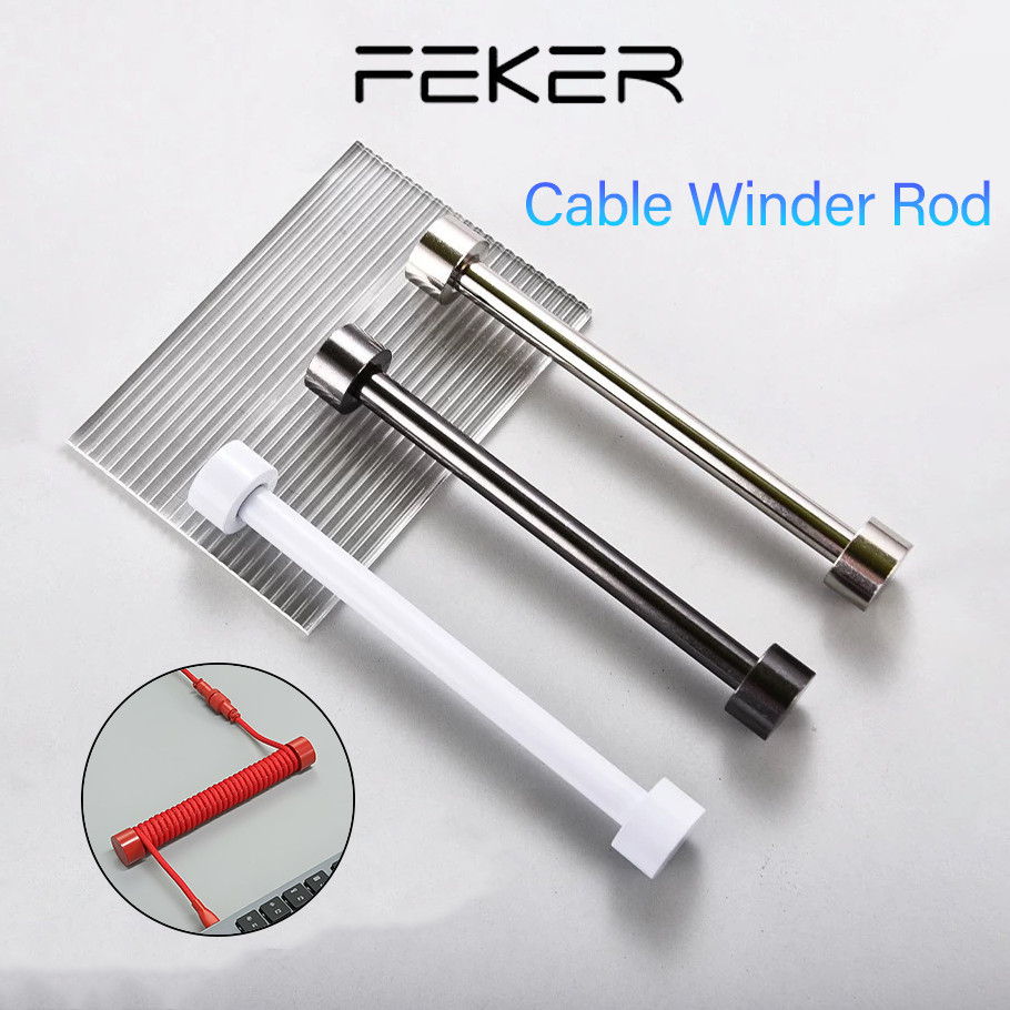 FEKER Custom Coiled Cable Winder Rod Use for DIY Decorate Custom Gaming ...