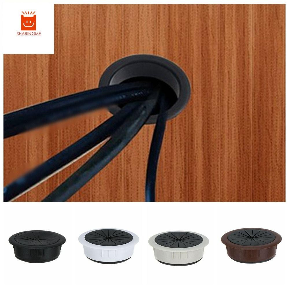 SHARINGME Wire Hole Covers Grommet, Dustproof Plastic Cable Hole Cover ...