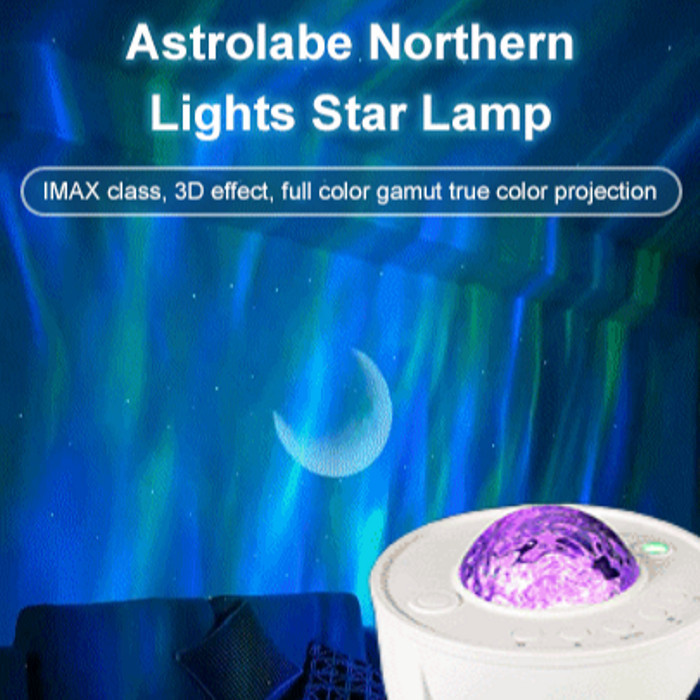 [IMAX Class/3D Effect] Starry Sky Atmosphere Light/Astrolabe Northern ...