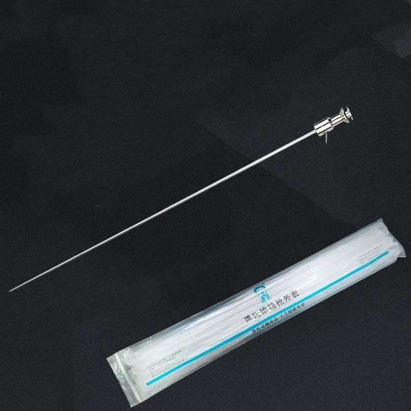 46CM COW Insemination Gun 304 Stainless Steel Cattle Farm Artificial ...