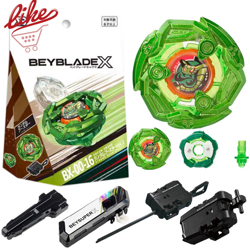 Limited Edition Beyblade X BX-16 Viper Tail Green Beyblade Xtreme with ...