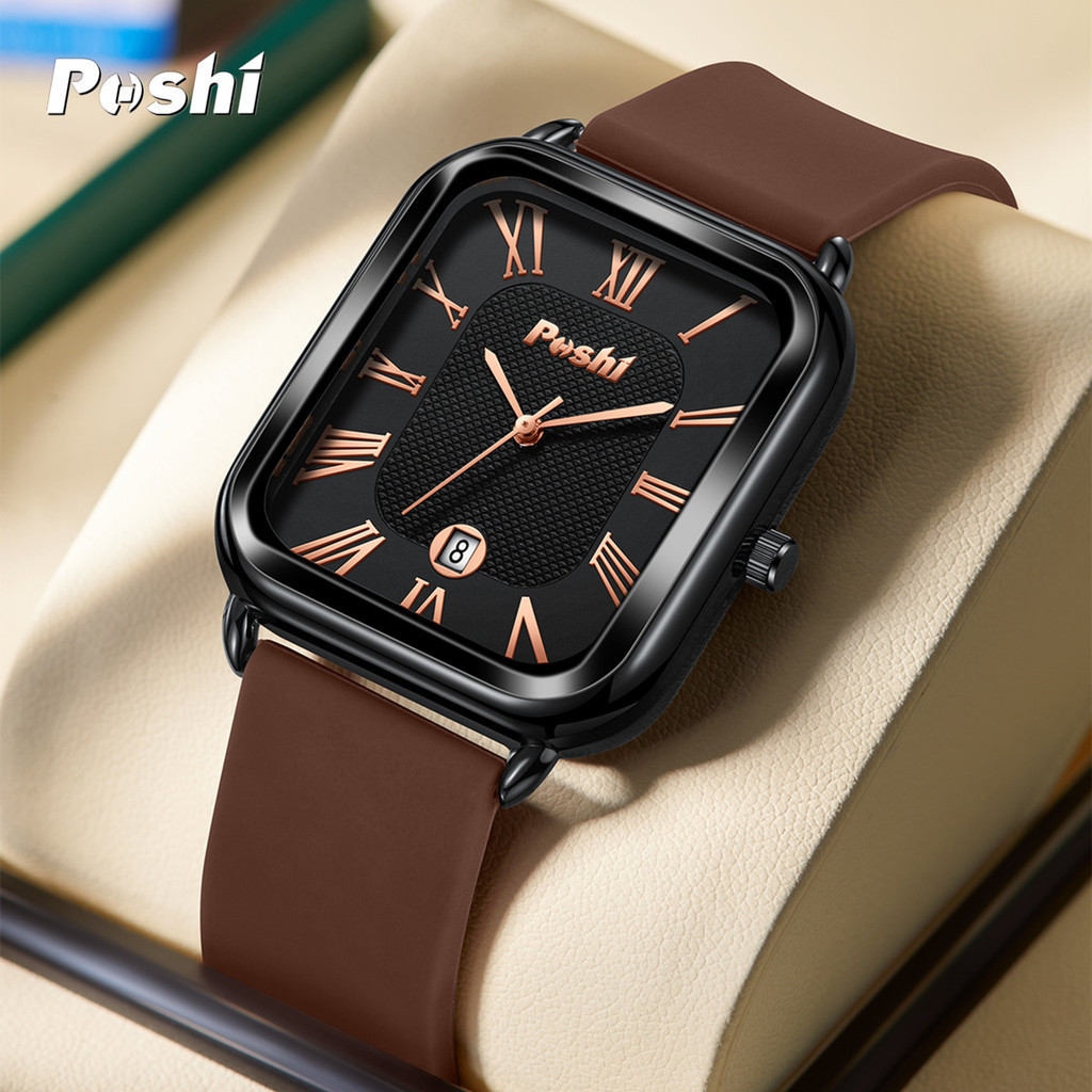 POSHI Watch for Women Waterproof Fashion Casual Simple Quartz display ...