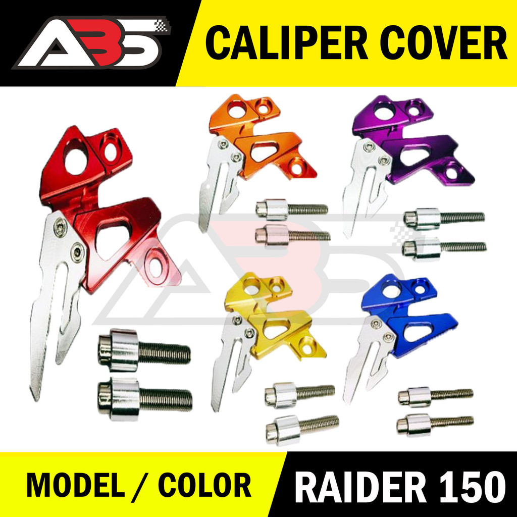 MOTORCYCLE CALIPER GUARD CALIPER COVER RAIDER150 | Shopee Philippines