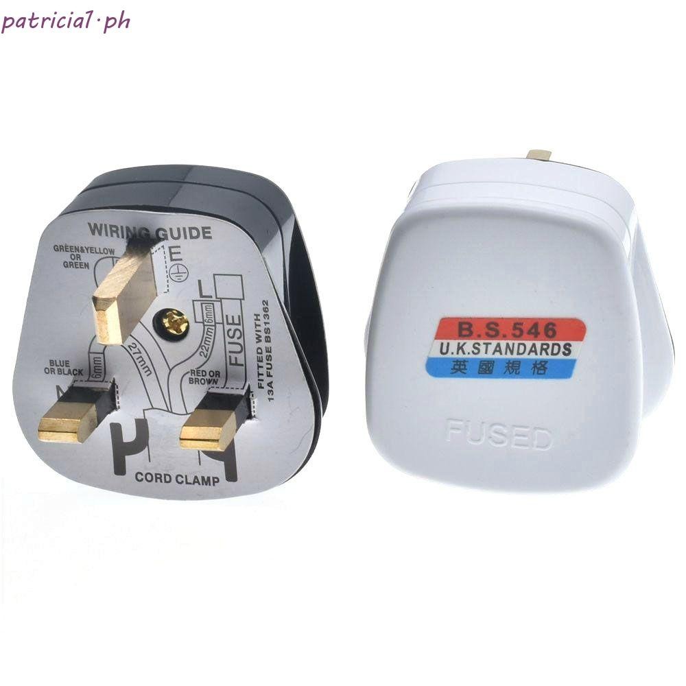 PATRICIA Power Plug With Fuse 13A British Standard Triangle 3 Cores ...