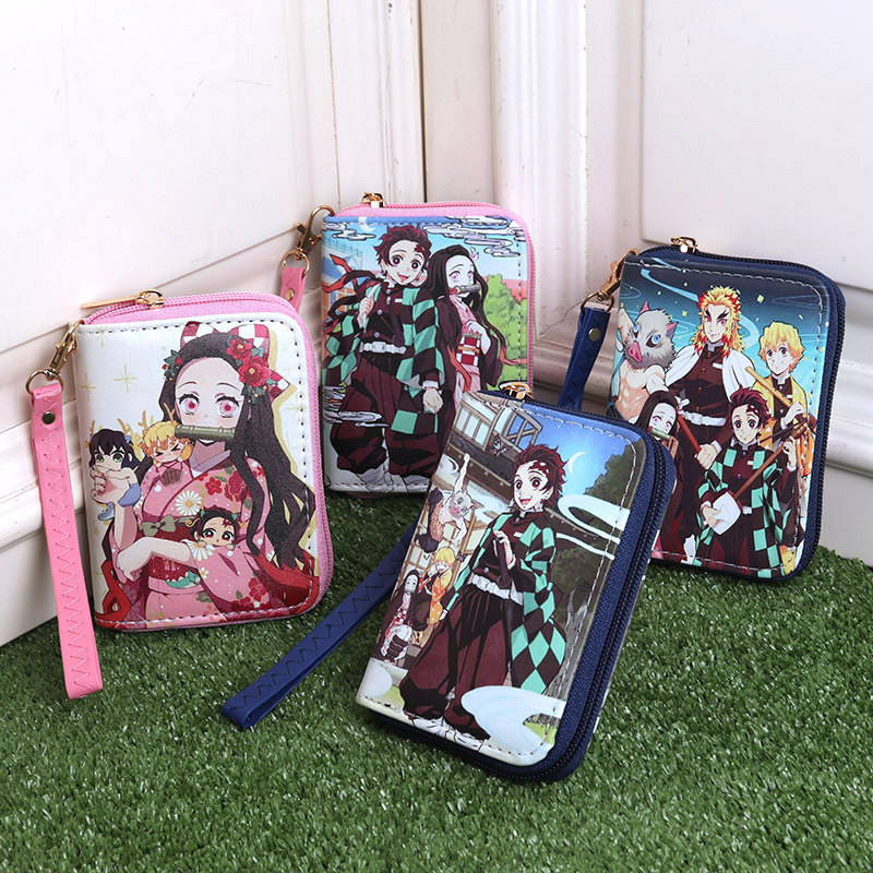 Demon Slayer Kids Wallet for Boy Girls Coin Purse Anime Wallets ...
