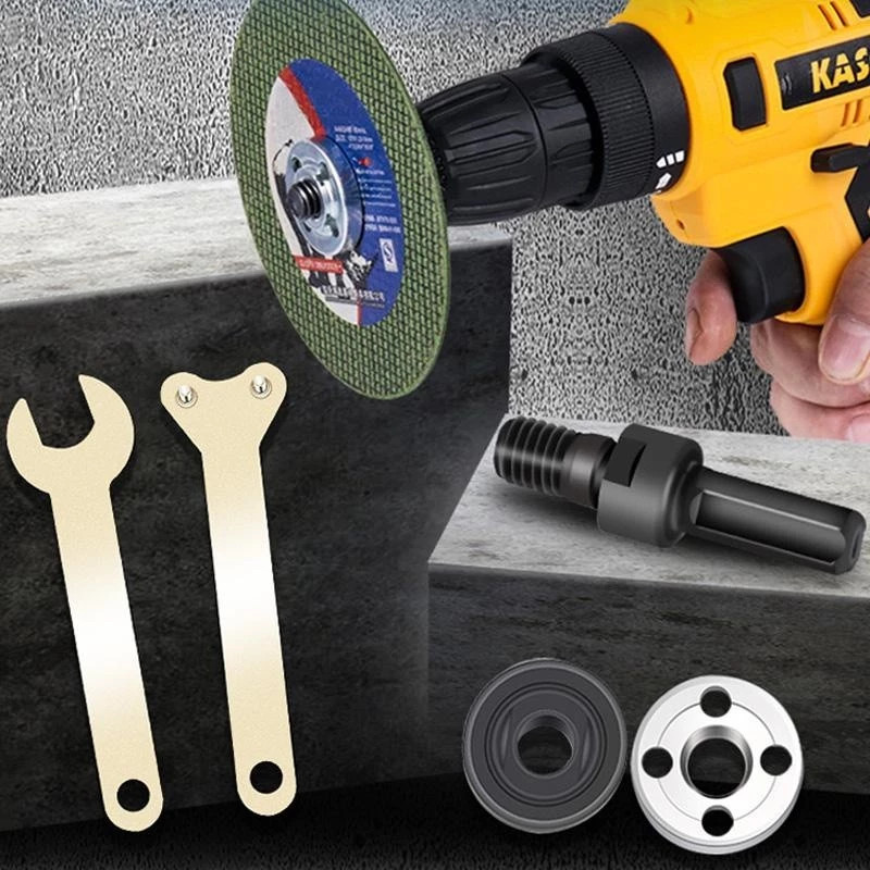 Metals Handle Holder Adapter 10mm Electric Drill Conversion Angle ...