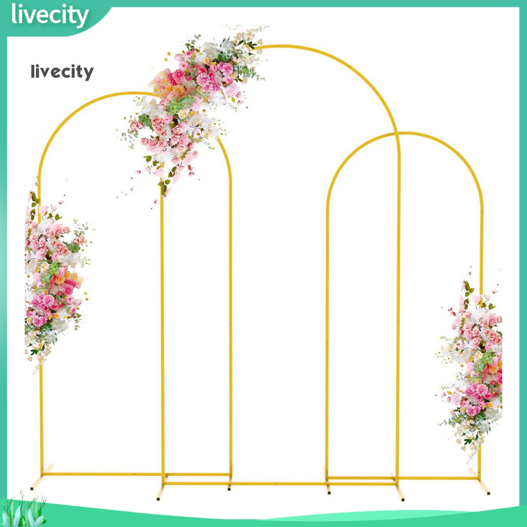 livecity| Indoor/outdoor Arch Frame Reusable Wedding Backdrop Rack ...