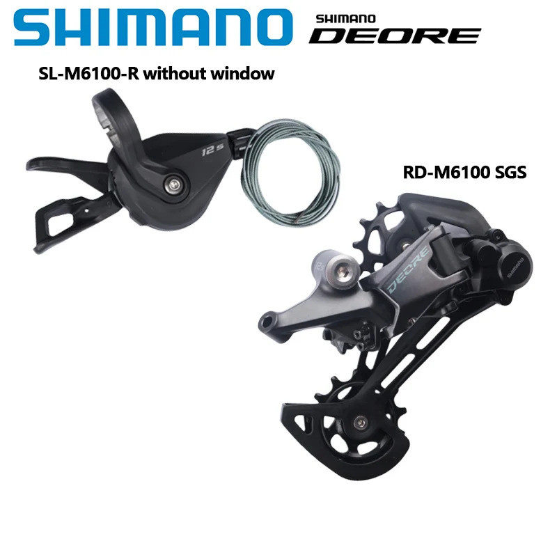 SHIMANO DEORE SL-M6100 Right RD-M6100 SGS 12 Speed Shifter Rear Derailleur Original For Mountain ...