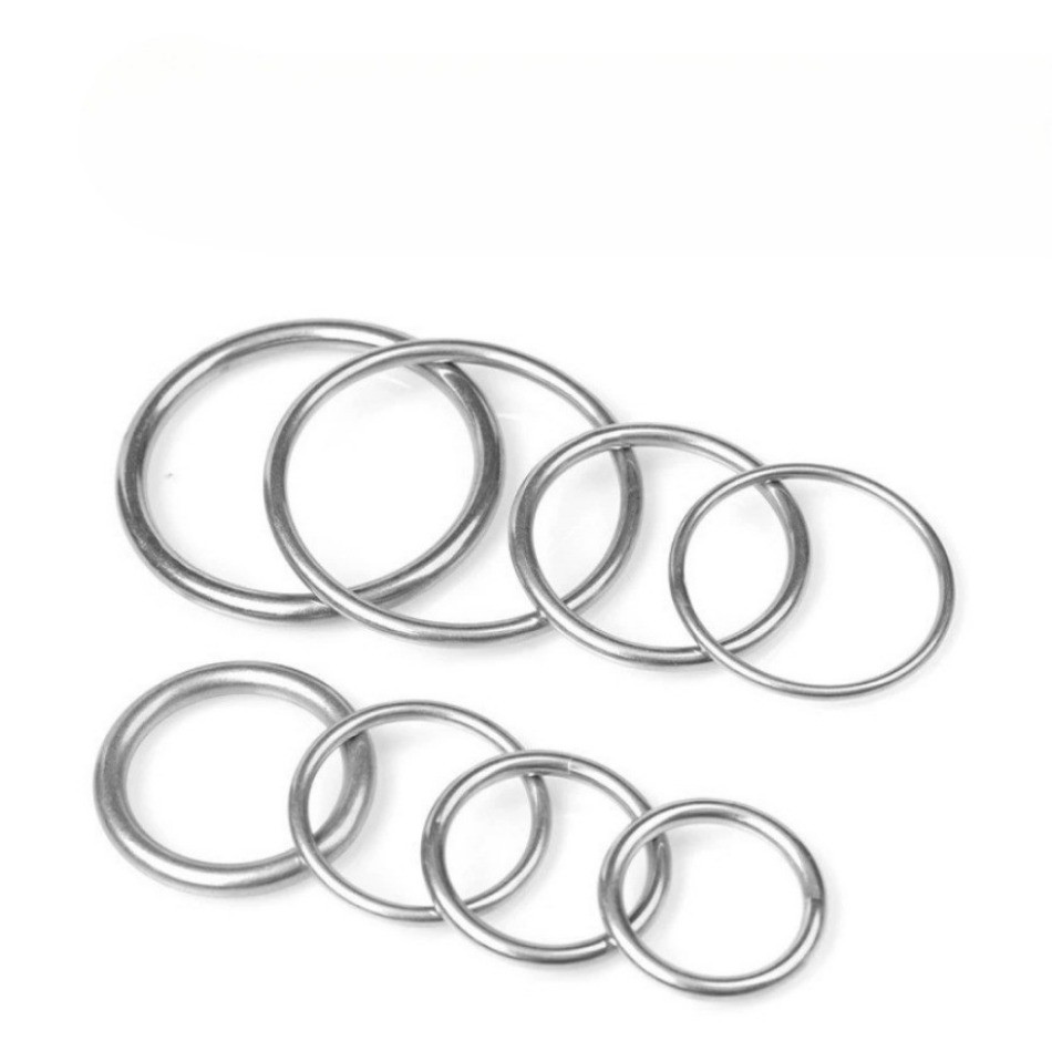 304 Stainless Steel Ring Circle O-Shaped Ring Solid Seamless Steel Ring ...