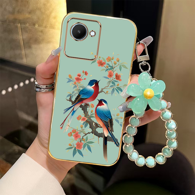 Shockproof 】Case For Realme C30 C30s phone case with bird pattern 2025 ...