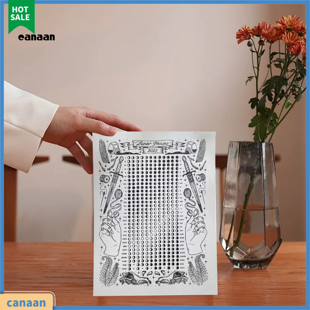 canaan| Moon Phase Perpetual Calendar Handmade Wooden Moon Calendar ...