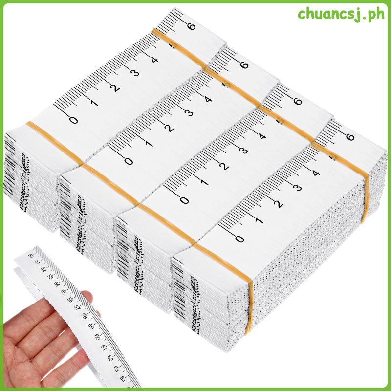 1 Meter Paper Measuring Tape 100 Pcs Rule Pocket Ruler Duct Body ...