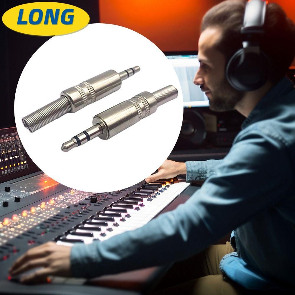 LONNGZHUAN 3.5mm Stereo Plug, Adapter Converter With Soldering Stereo ...