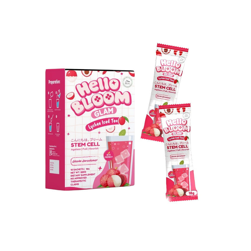 KIRAY CELIS HELLO BLOOM GLAM LYCHEE ICED TEA 180g | Shopee Philippines