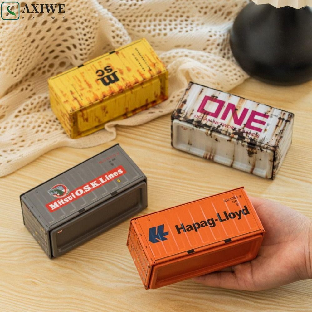 AXIWE Mini Iron Storage Box, Retro Industrial Style Collect Small Item ...