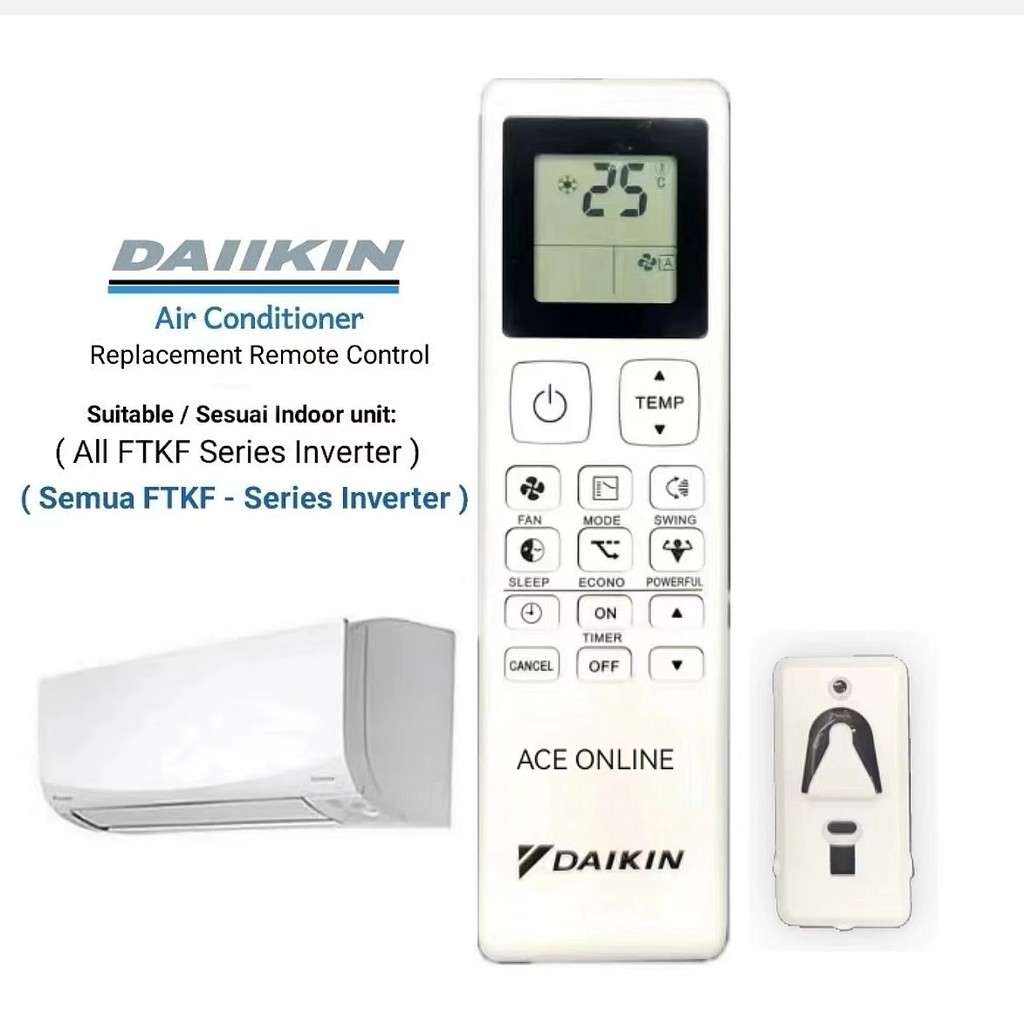Daikin Inverter / Air Conditioner Remote Contro For All [FTKF-Series ...