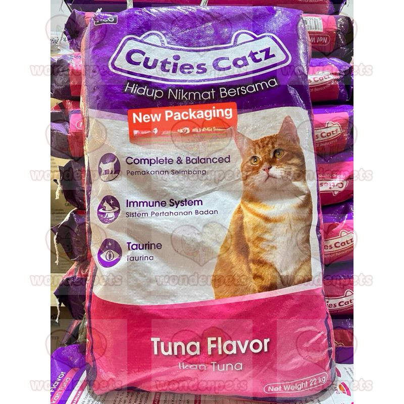 LUCKY PETS Cuties Catz Tuna ZOI CAT TOPCAT Cat Food 22KG (MAX 2 BAGS ...