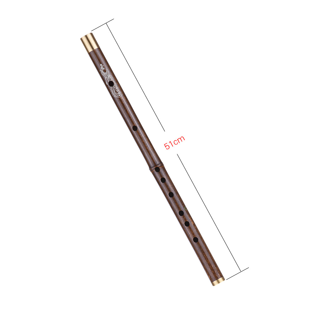 SIMBAE Dizi Professional Black Bamboo Flute Traditional Handmade ...