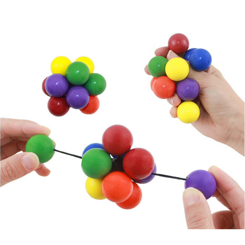 Fidget toys stress-relieving colorful atom balls | Shopee Philippines