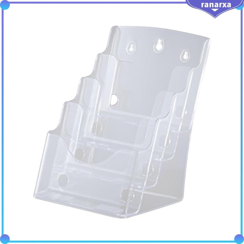 [Ranarxa] Acrylic Brochure Holder Clear Flyer Holder Rack for Documents ...