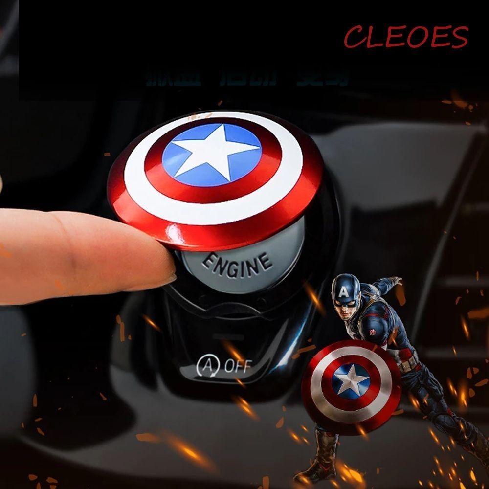 CLEOES Marvel Captain America Car Decorative Car Accessories Start ...